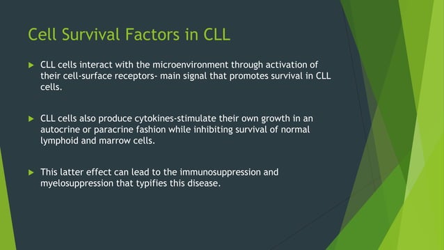 Cll pathogenesis and targeted therapy | PPT