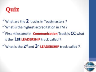 Toastmasters CL Educational Session | PPT