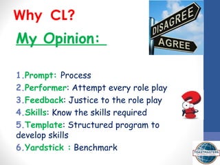 Toastmasters CL Educational Session | PPT