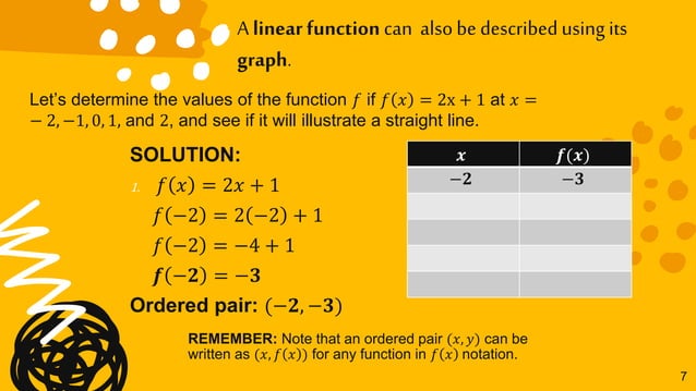 Math 8 - Linear Functions | PPSX | Physics | Science