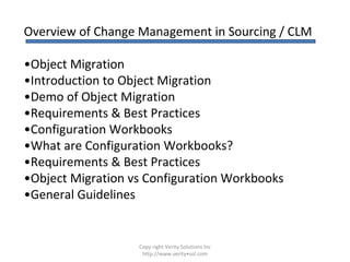 SAP CLM Change management and migration | PPT | Computing | Technology & Computing