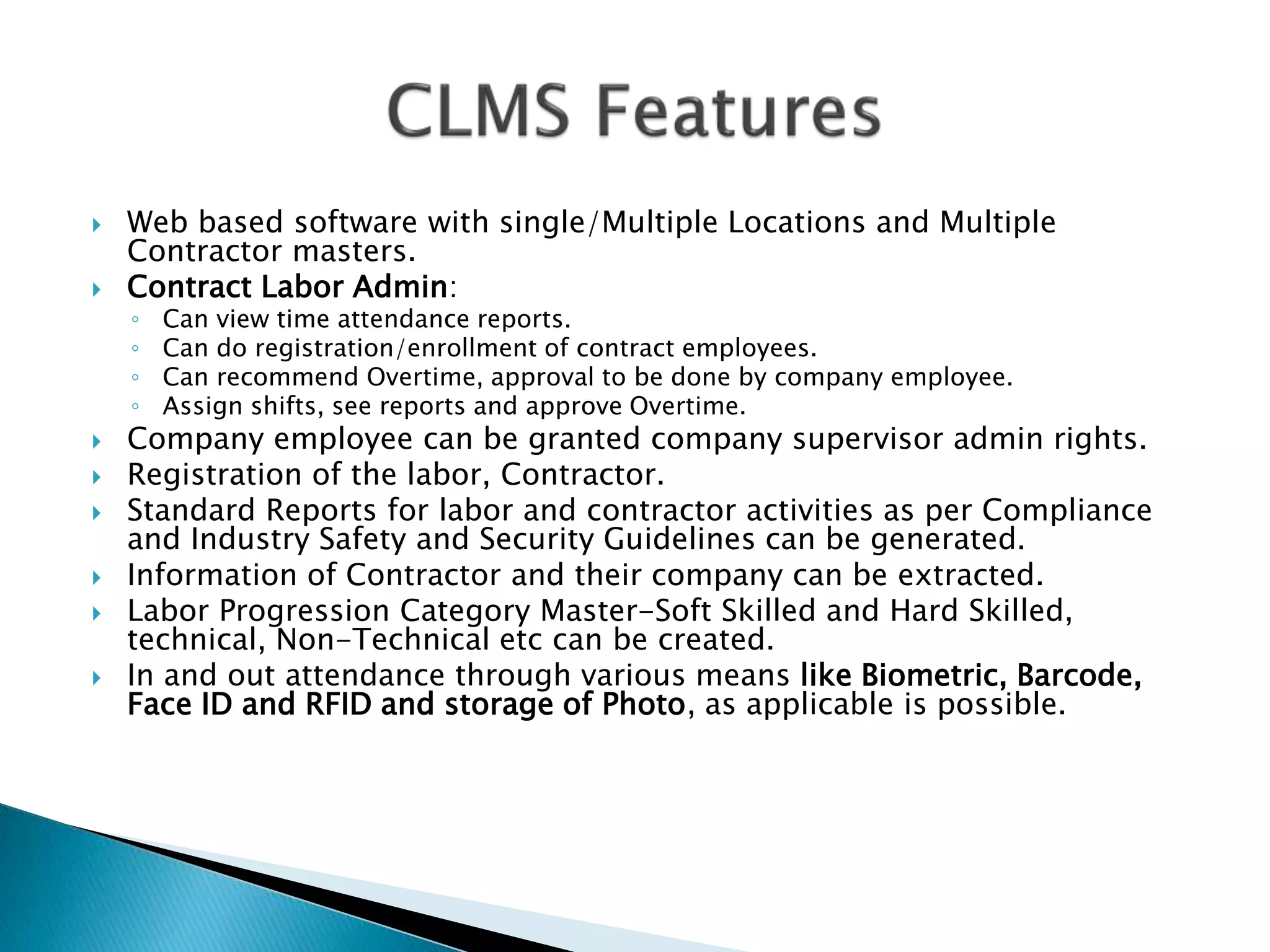 Contract Labour Management Software | PPTX