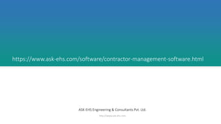 Contractor Management System (CMS) - Benefits of digitalizing contractor onboarding process | PDF
