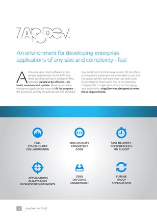 zAppDev by CLMS | PDF