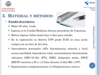 Cuidados de enfermería en paciente con UPP grado II-III en región sacro ...