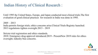 Clinical research Basics and types of clinical study designs. | PPT