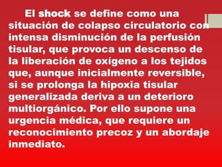 Clínica Quirúrgica (Reanimación 01 Shock) .pptx