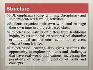 Project based learning | PPTX