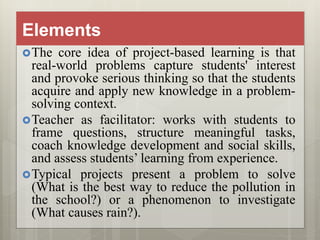Project based learning | PPTX