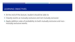 CLO2-PPT2-Probability Addition Rules.pptx | Physics | Science