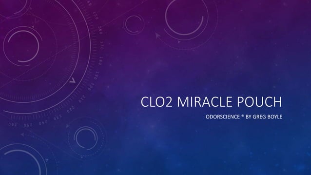 Clo2 miracle pouch presentation purple ppt | PPTX