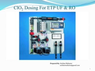 Clo2 use in water treatment | PPTX