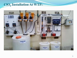 Clo2 use in water treatment | PPTX