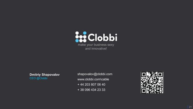 Clobbi cable&wire Cable Designer solution | PPTX