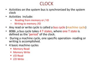 Clock-8086 bus cycle | PPTX