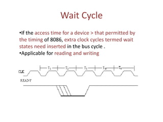 Clock-8086 bus cycle | PPTX