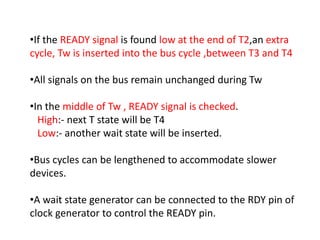 Clock-8086 bus cycle | PPTX