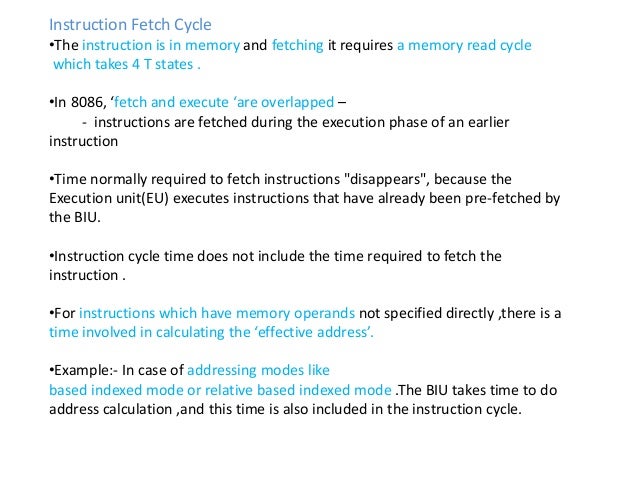 Clock-8086 bus cycle
