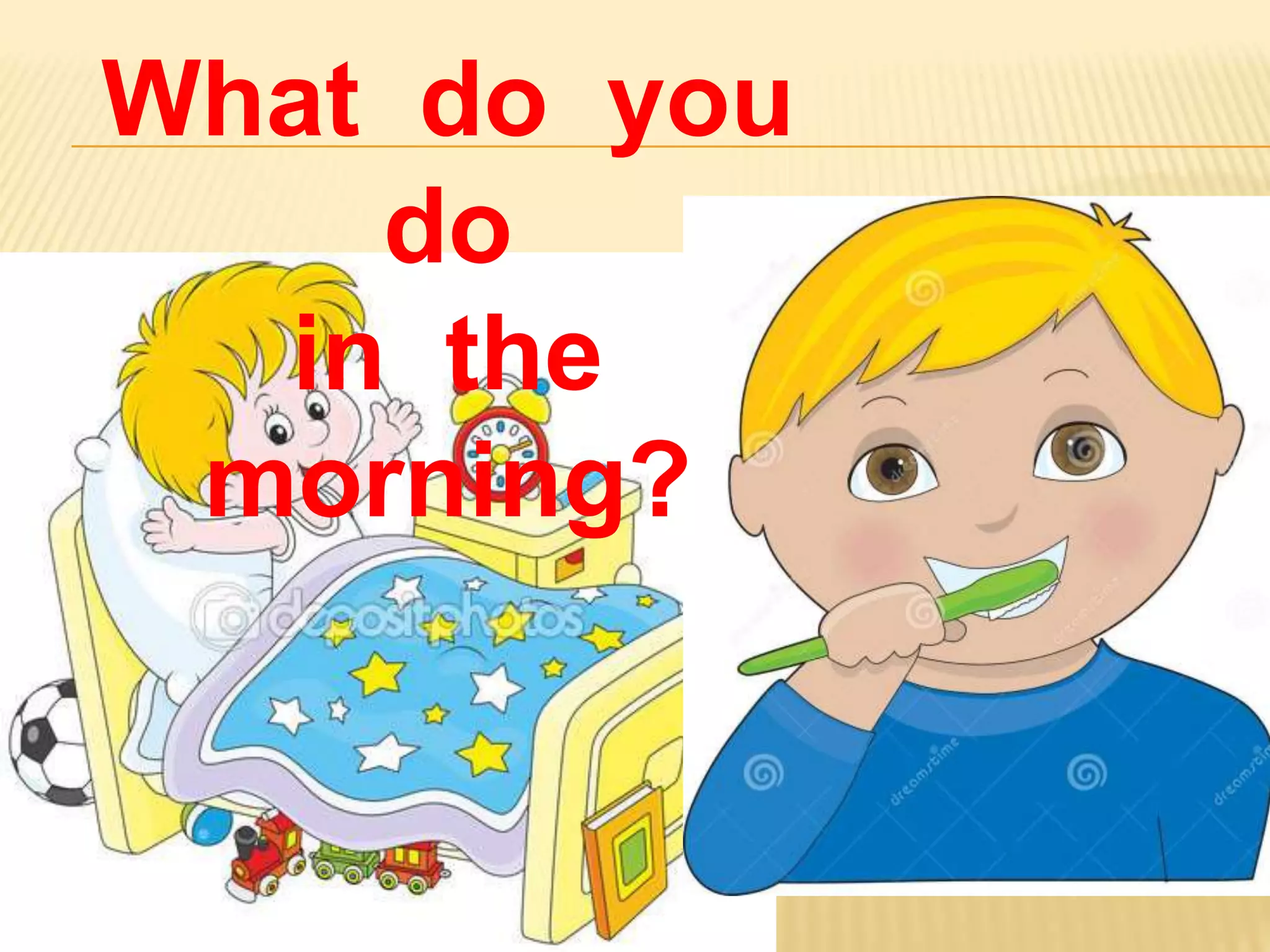 Clock. Time. Daily routine. | PPTX