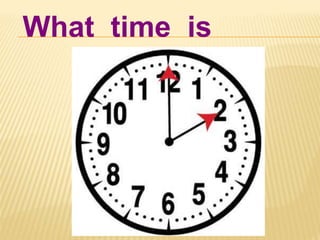 Clock. Time. Daily routine. | PPTX