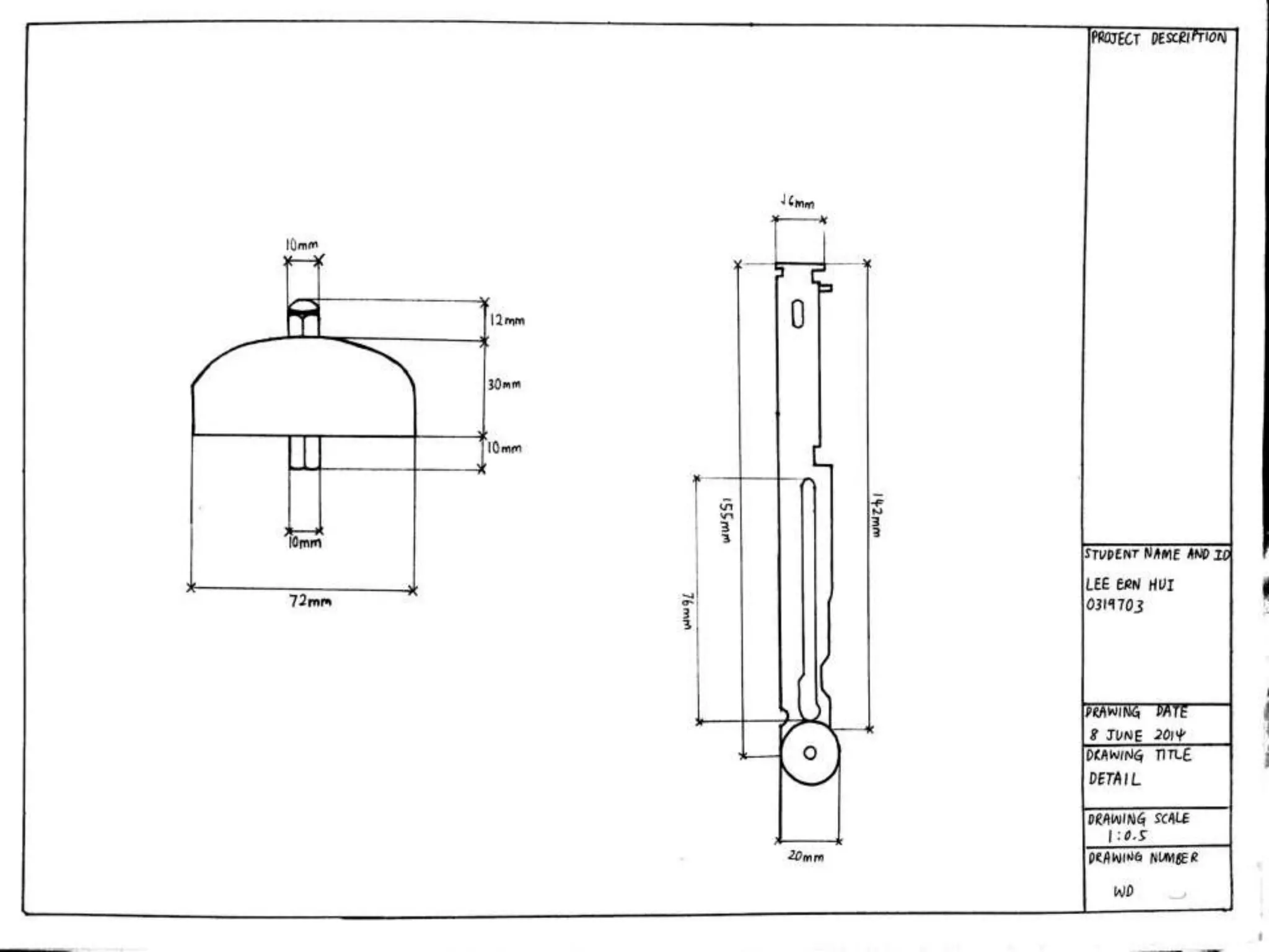 Clock and stapler orthograhpic drawings | PPT