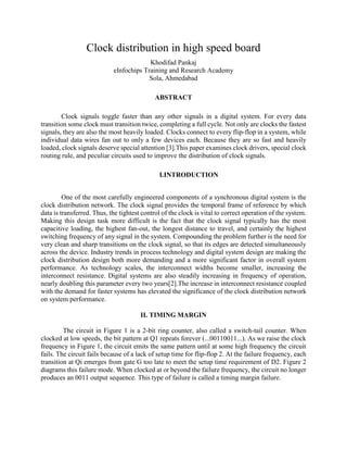 Clock distribution in high speed board | PDF