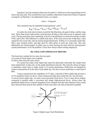 Clock distribution in high speed board | PDF