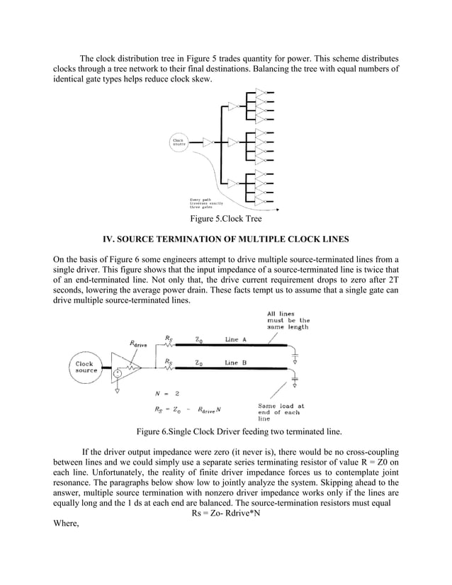 Clock distribution in high speed board | PDF