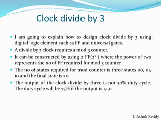 Clock divide by 3 | PPTX