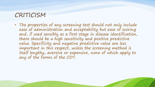 Clock drawing test | PPT