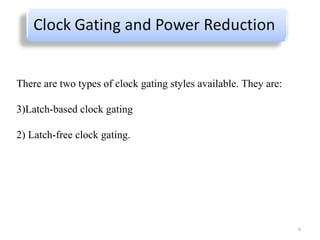 Clock gating | PPT