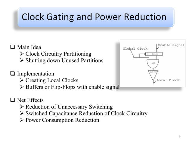 Clock gating