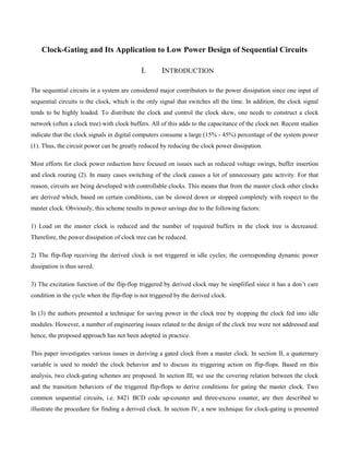 Clock gating | PDF | Programming Languages | Computing