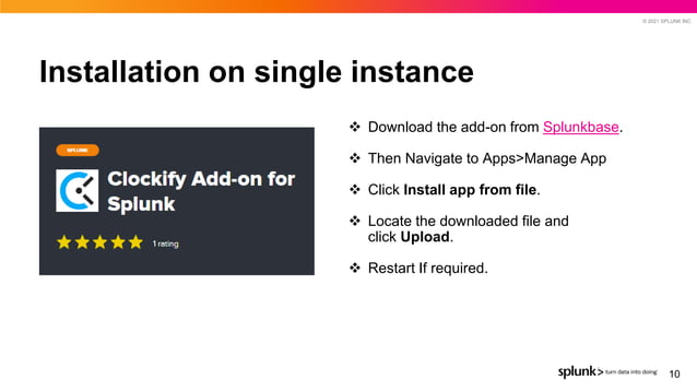 Clockify Add-on for Splunk.pptx | Computing | Technology & Computing