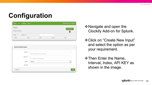 Clockify Add-on for Splunk.pptx | Computing | Technology & Computing