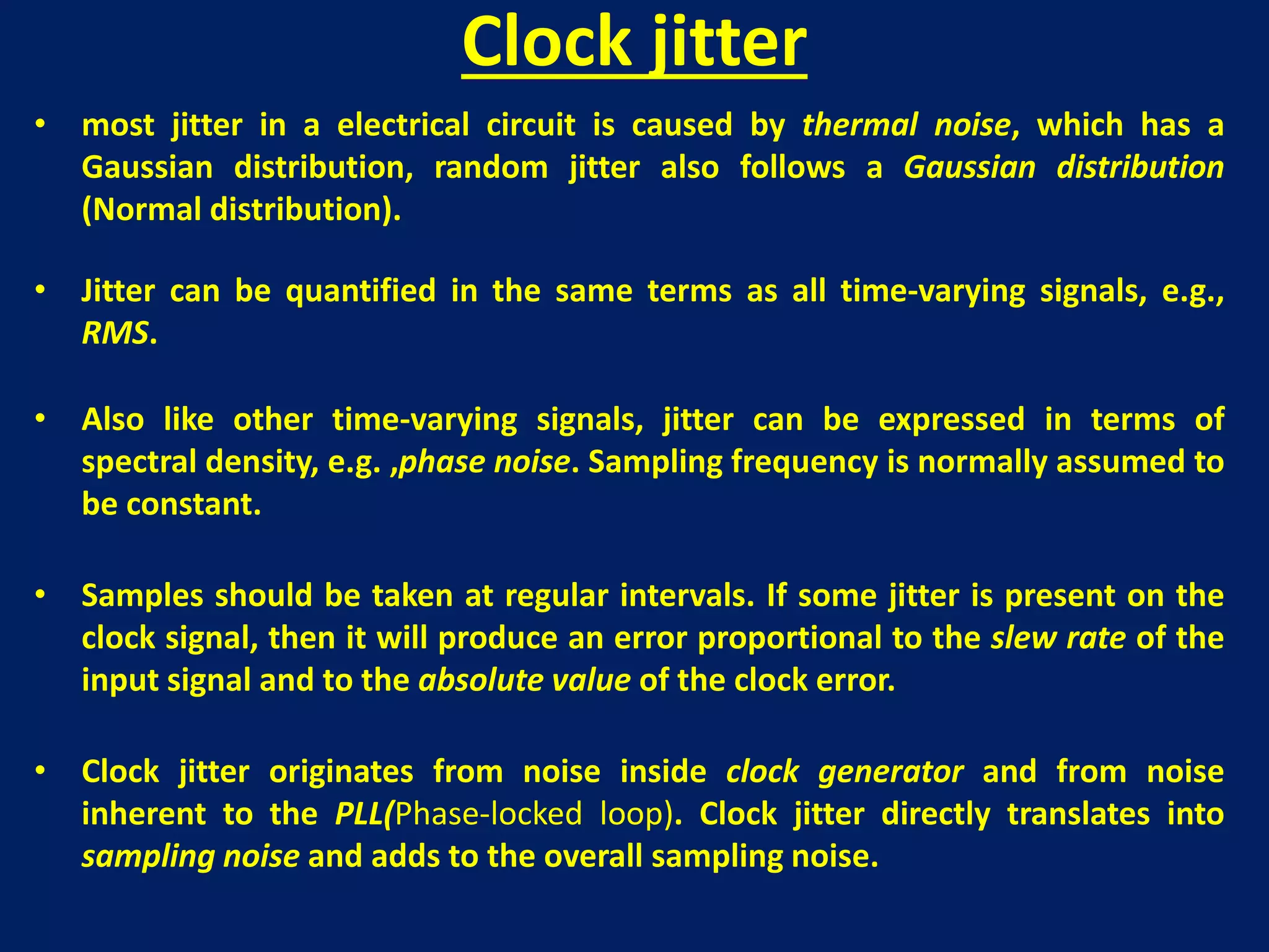 Clock jitter | PPTX
