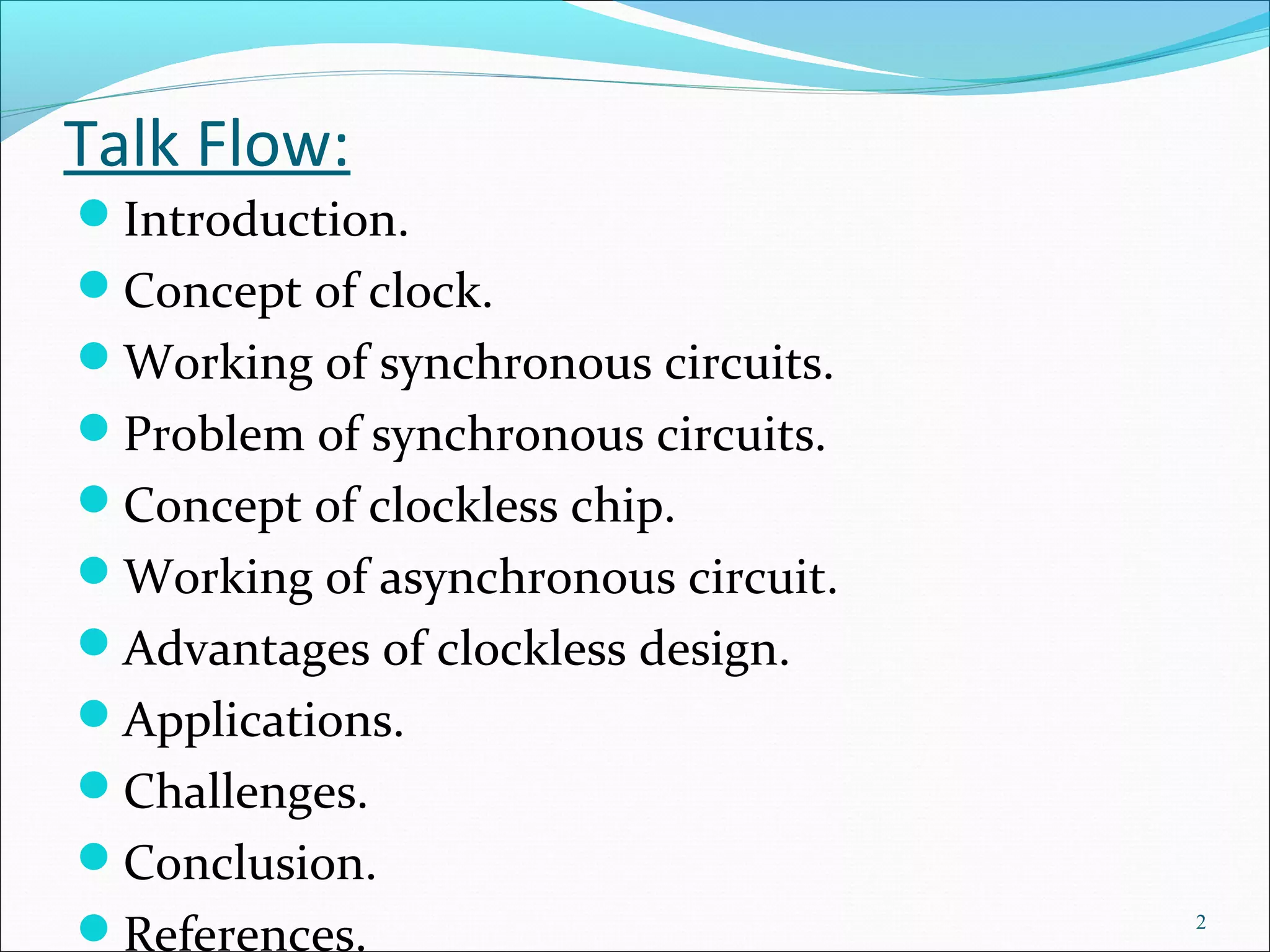 Clockless chips | PPT