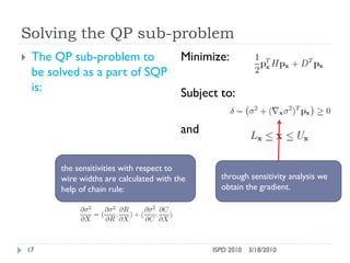 Clock mesh sizing slides | PPT