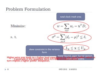 Clock mesh sizing slides | PPT