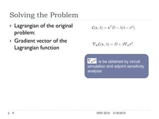 Clock mesh sizing slides | PPT