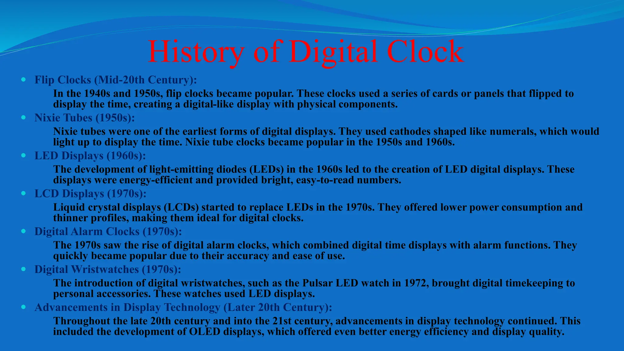 Digital clock presentation.ppt by shailendra Chaudhary | PPT