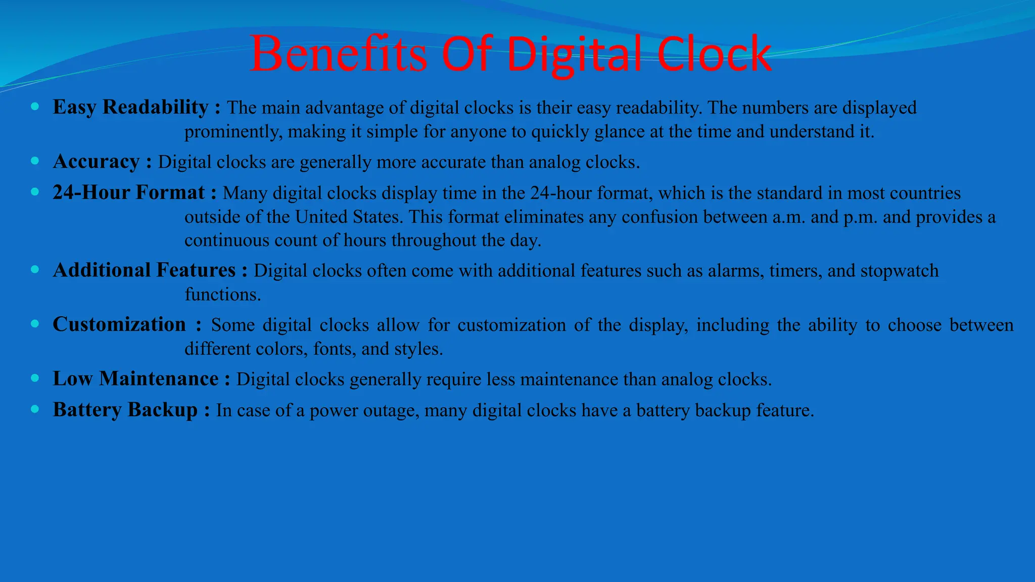 Digital clock presentation.ppt by shailendra Chaudhary | PPT
