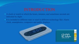 Digital clock presentation.ppt by shailendra Chaudhary | PPT