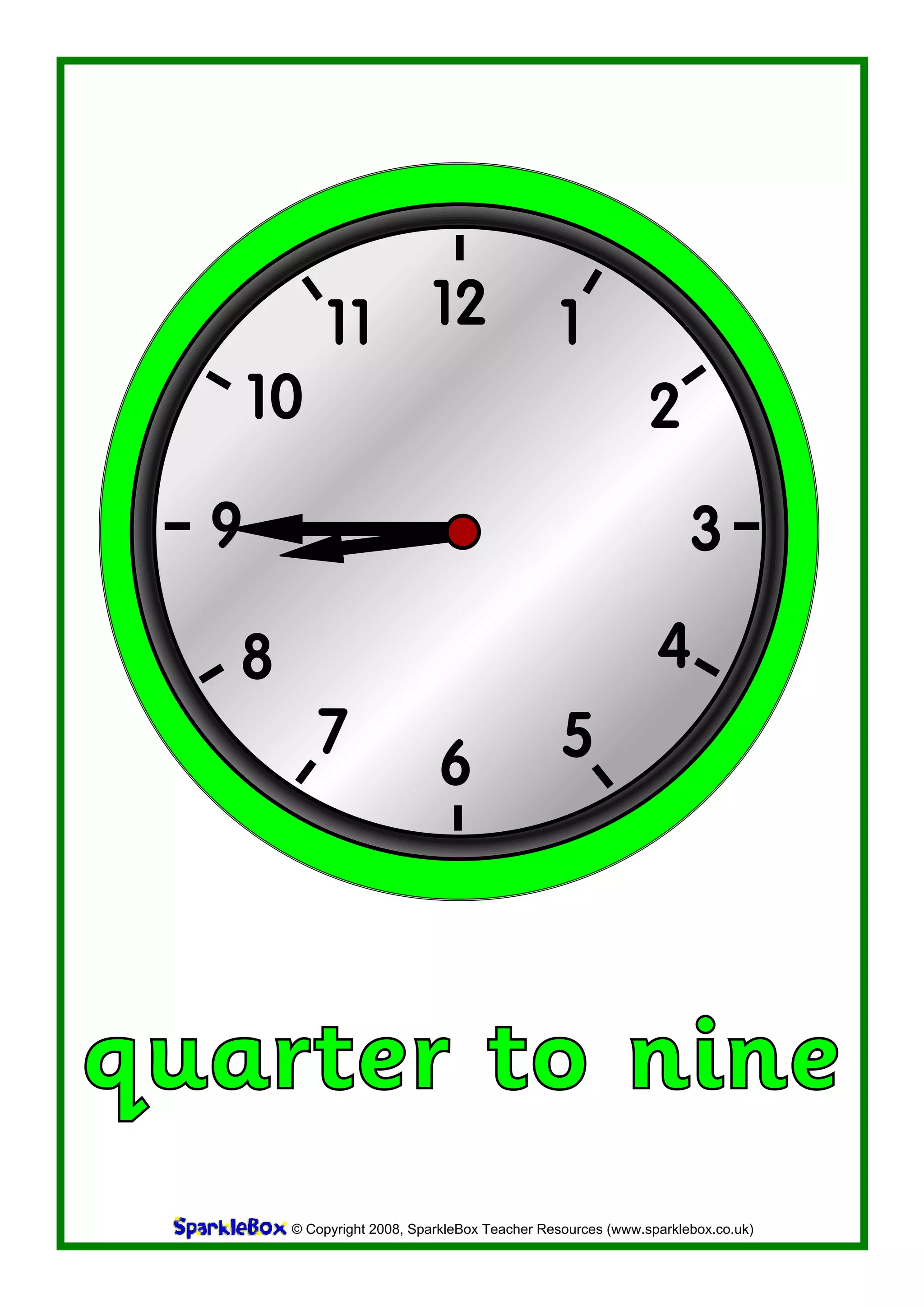 Clock quarter to | PDF