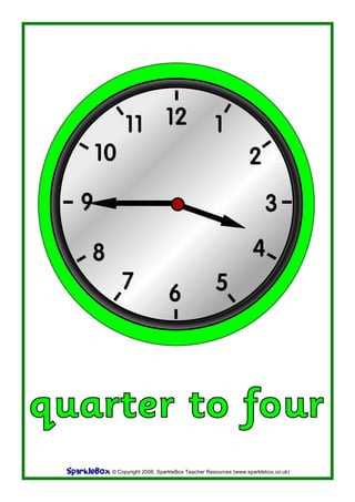 Clock quarter to | PDF