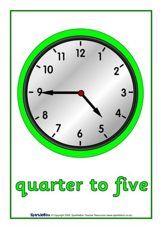 Clock quarter to | PDF