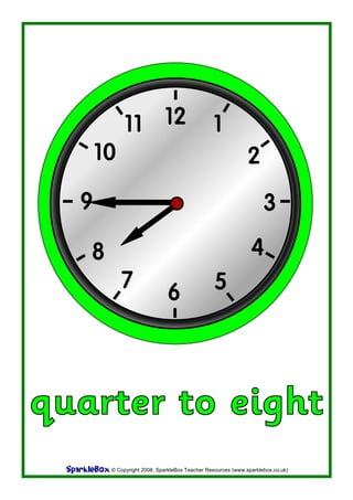 Clock quarter to | PDF