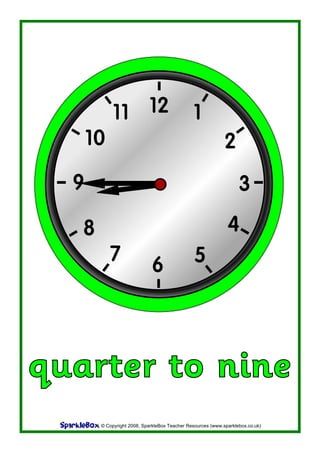 Clock quarter to | PDF