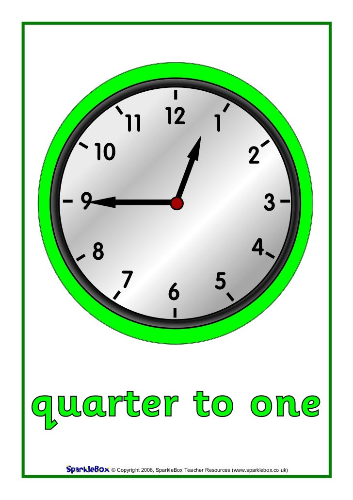 Clock Quarter To Clock Quarter To