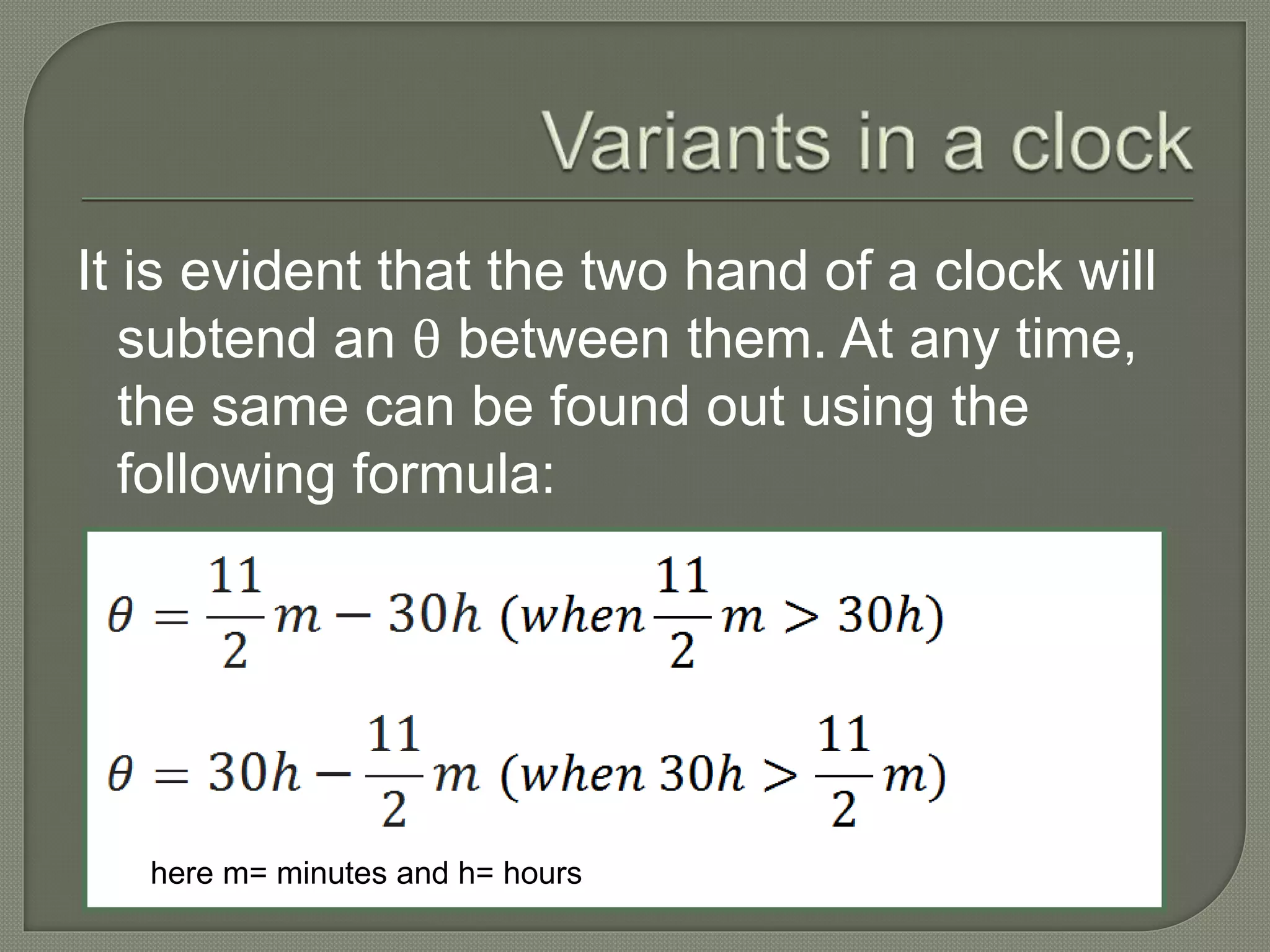 Clocks(quantitative aptitude) | PPTX